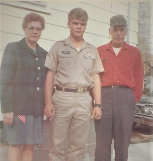 Mike Ripka and his parents, Mary and George Davison | Coopersville Area ...