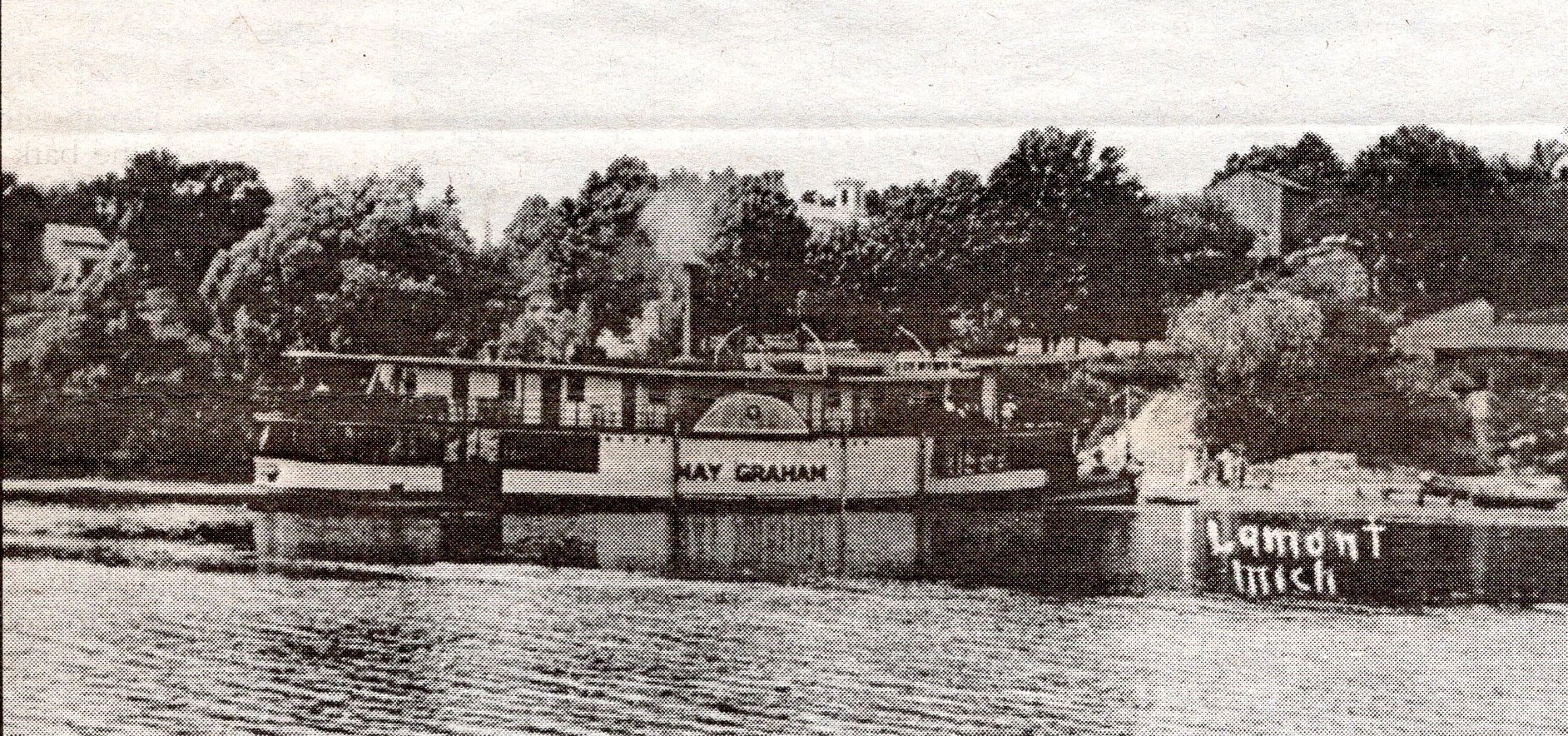May Graham Steamboat at Lamont Landing | Coopersville Area Historical ...